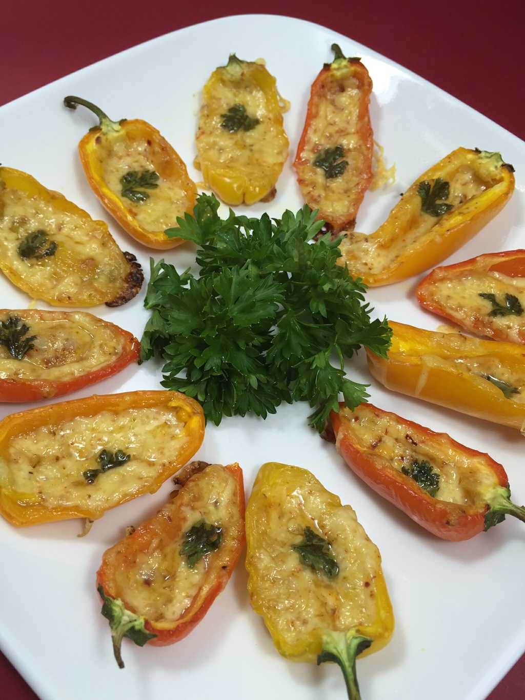Easy Sweet Pepper Poppers