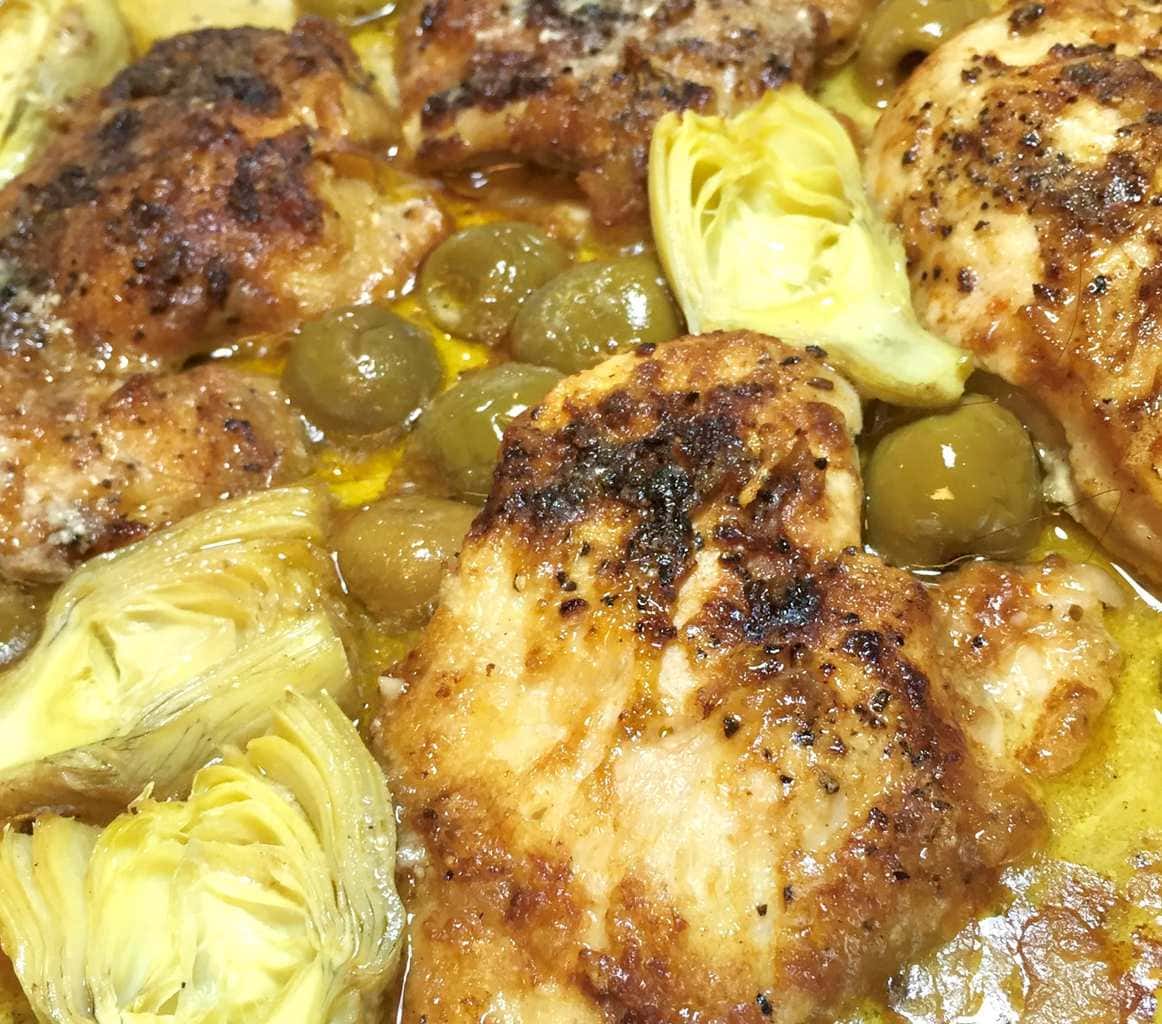 Mediterranean Lemon Butter Chicken