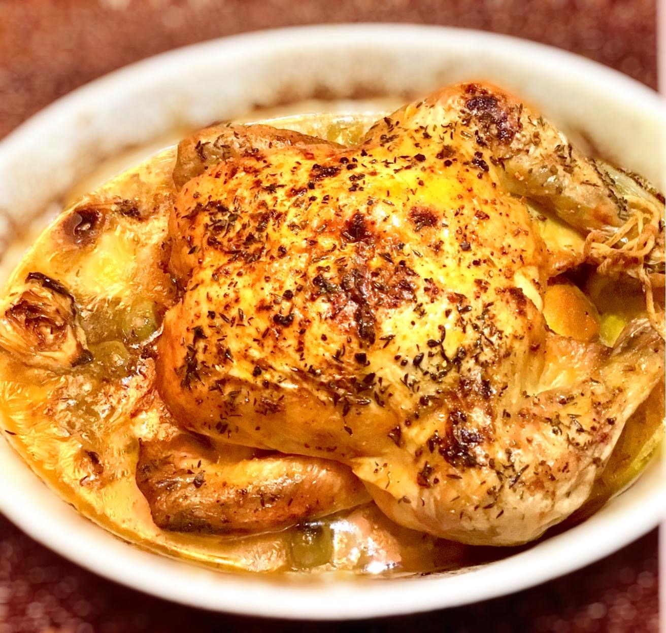 Roast Mediterranean Lemon Butter Chicken